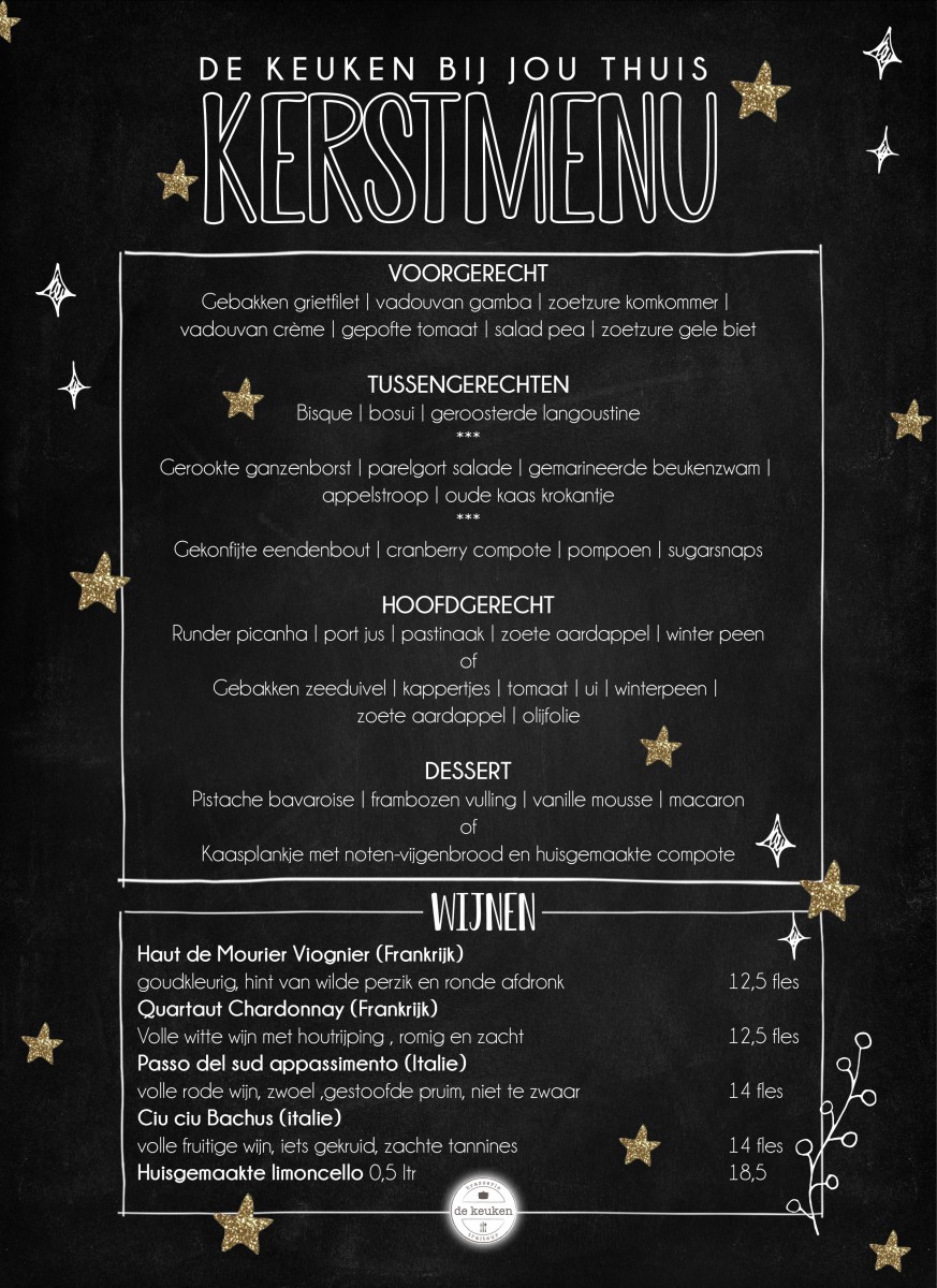 Kerstmis 2020 | Brasserie de keuken